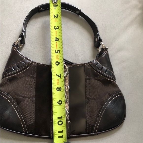 Coach | Bags | Coach Hampton Signature Striped Python Bag | Poshmark